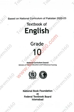 10th Class English Federal Board Text Book PDF - Taleem360