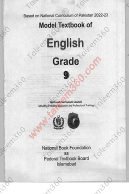 9th Class English Text Book Federal Board PDF - Taleem360