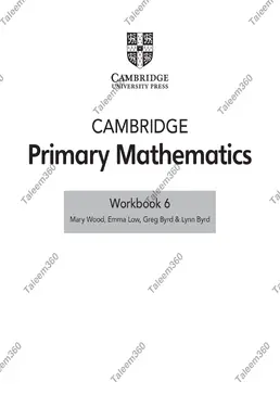 Cambridge Primary Mathematics Workbook 6 PDF (2nd Edition) - Taleem360